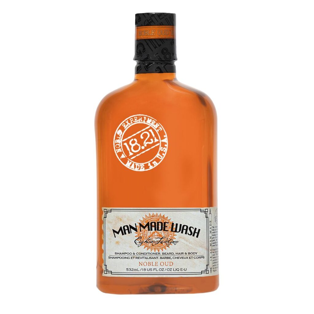 18.21 Man Made Wash Szampon, odżywka i żel pod prysznic 3w1 Noble Oud ...